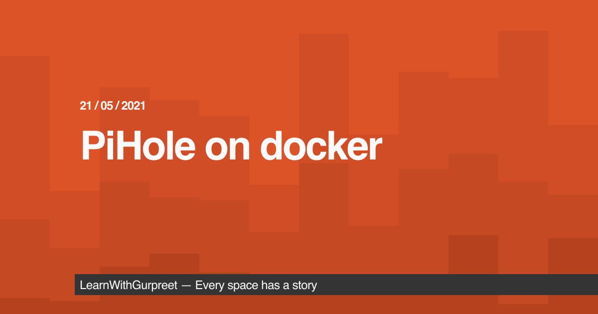 PiHole on Docker